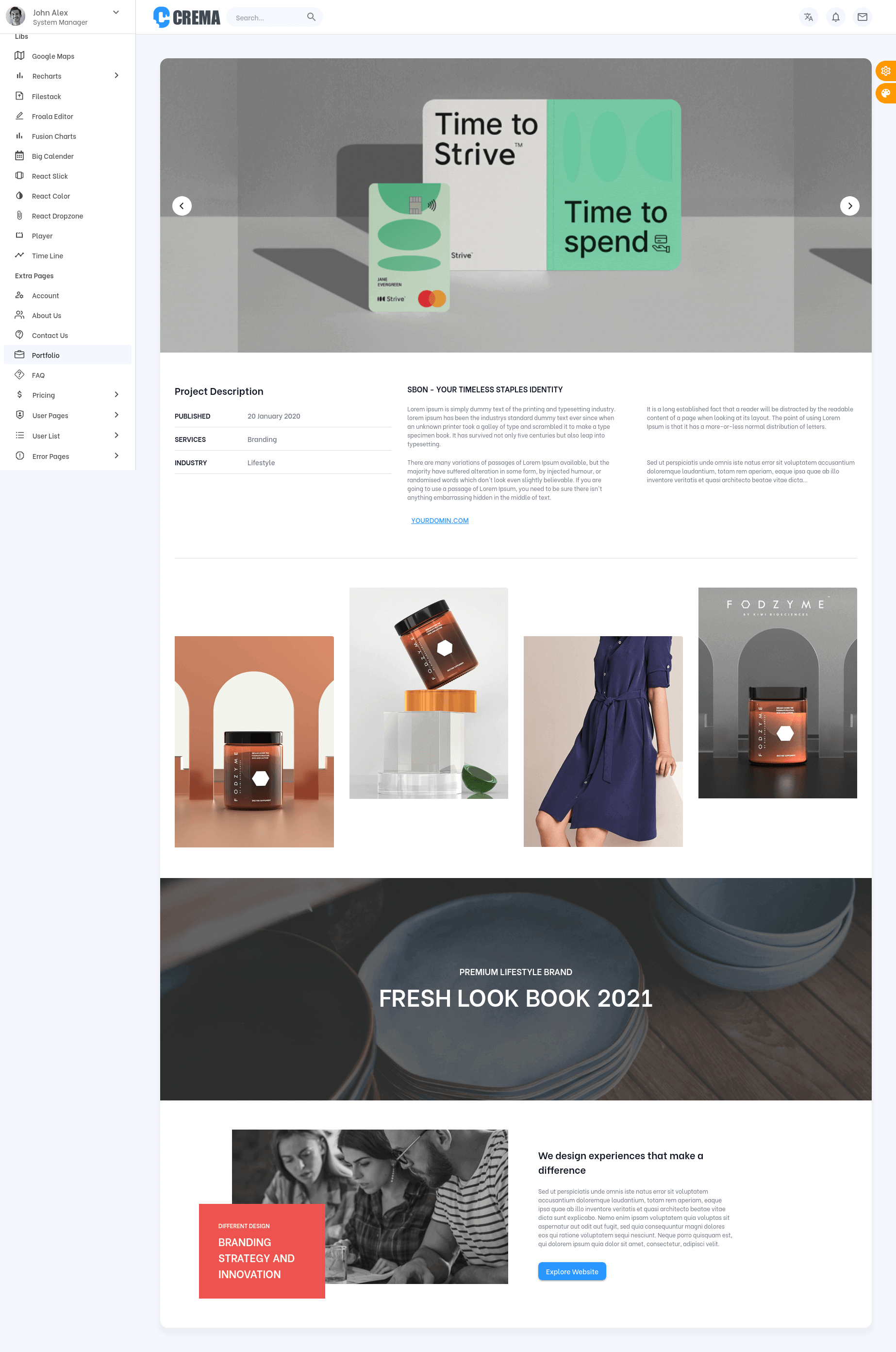 Material Design(MUI) | Crema React Admin Template.